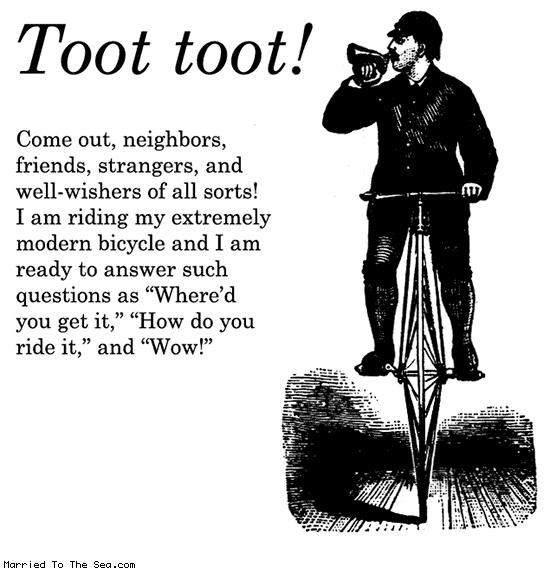 Married To The Sea by @drewtoothpaste - toot toot modern bicycle